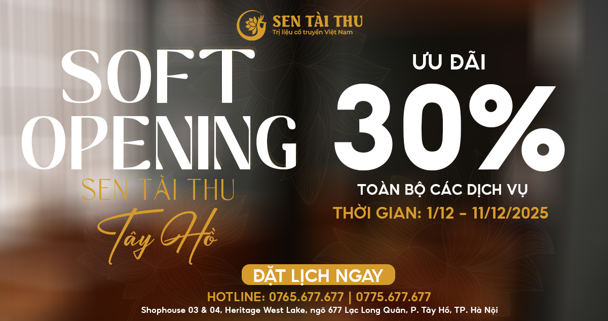 Ưu đãi Soft Opening Sen Tài Thu Tây Hồ – Sen Tài Thu